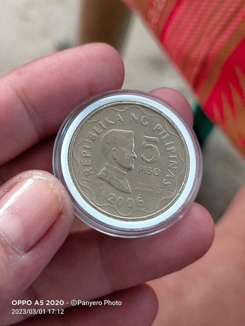 Rare 2006 five pesos on Carousell