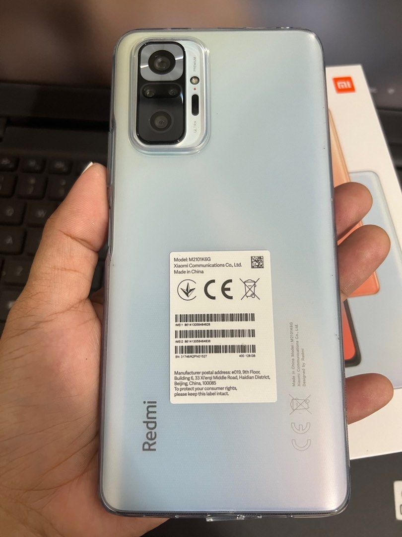 Redmi Note 10 Pro Glacier Blue, Mobile Phones & Gadgets, Mobile Phones ...