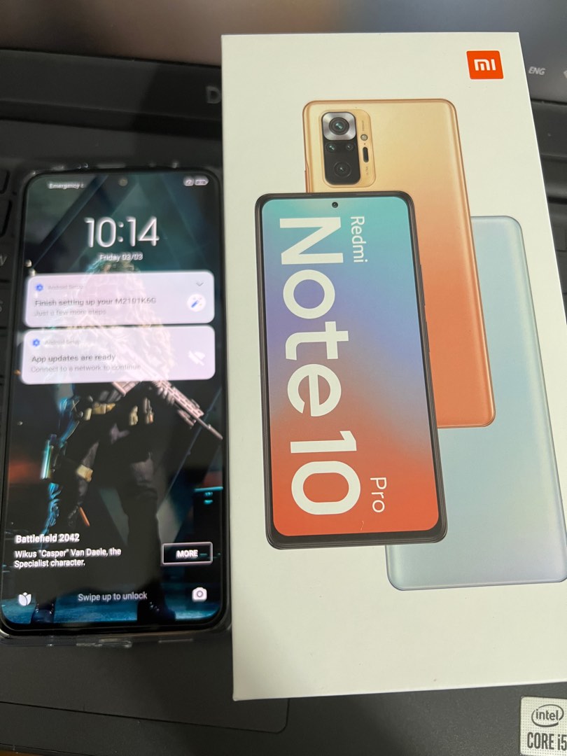 Redmi Note 10 Pro Glacier Blue, Mobile Phones & Gadgets, Mobile Phones ...