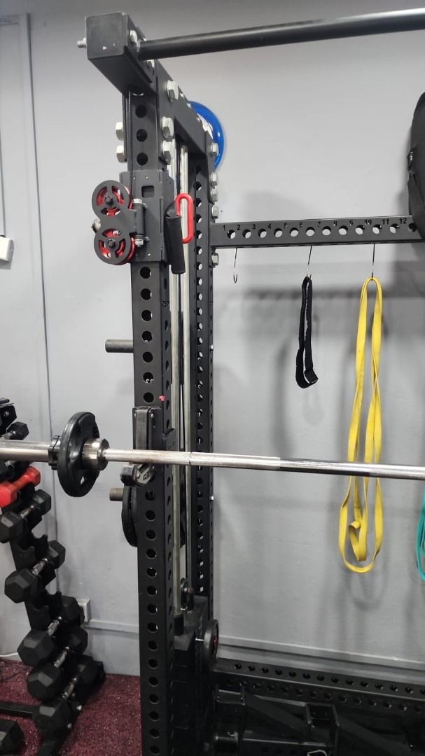 REP Squat Rack with Dual Cable Pull, Sports Equipment, Exercise ...