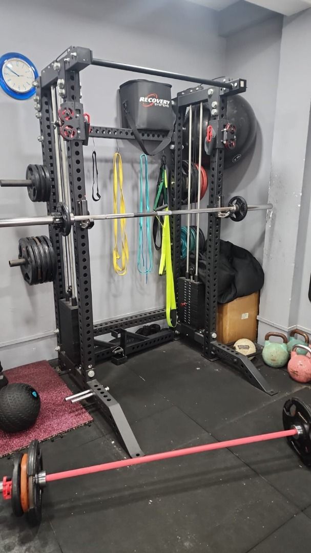 REP Squat Rack with Dual Cable Pull, Sports Equipment, Exercise ...