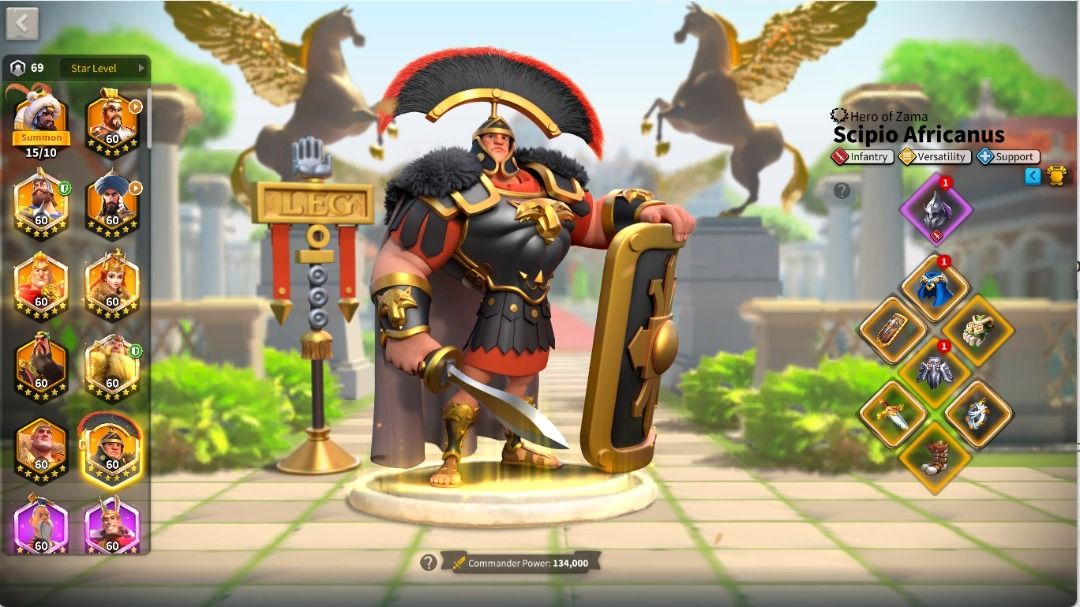 Rise Of Kingdoms (ROK) - VIP 15 66M T5 Acc **Universal : 1500 day++ ...