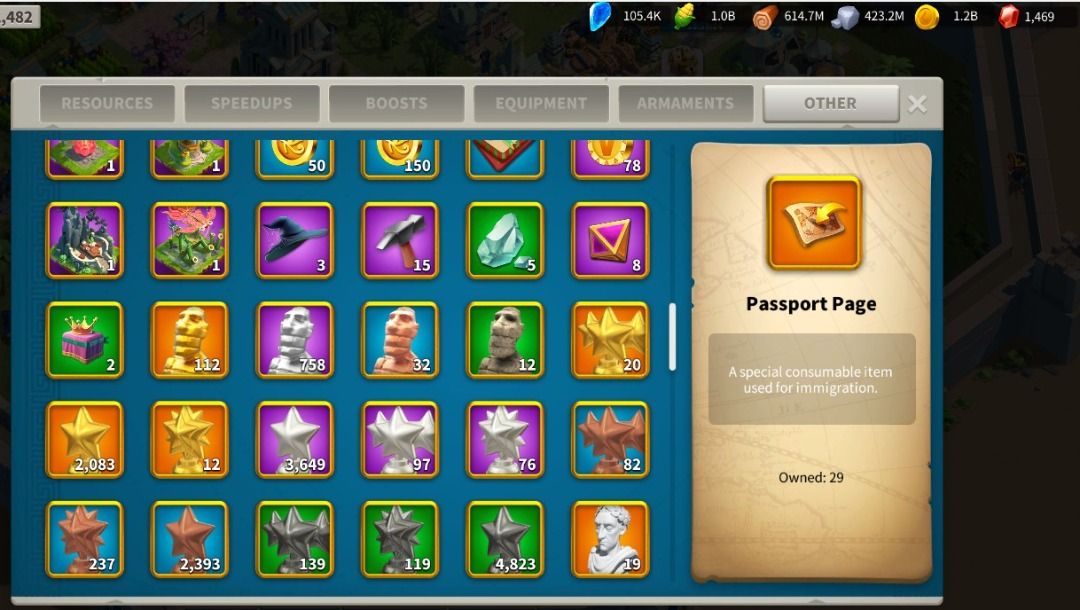 Rise Of Kingdoms (ROK) - VIP 15 66M T5 Acc **Universal : 1500 day++ ...