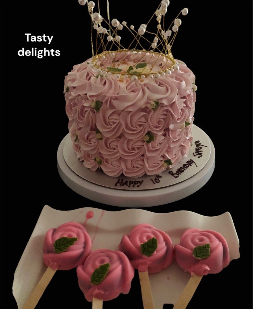 Rosettes cake,customised cake,customized cakes,birthday cake,vanilla ...