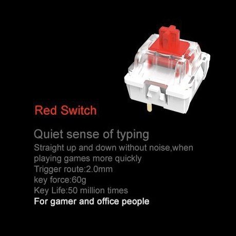 Royal Kludge RK Red Linear Switches (pack of 72), Computers & Tech ...