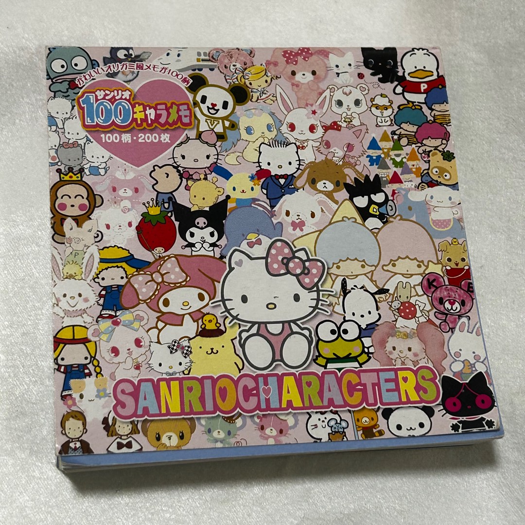 Sanrio 100 Characters Notepad (my melody,little twinstars etc) 三麗鷗便利簿 ...