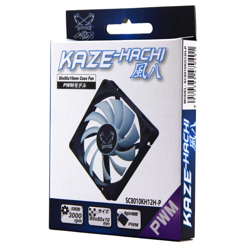 Scythe Kaze Hachi 80mm slim computer fan, Computers & Tech, Parts ...