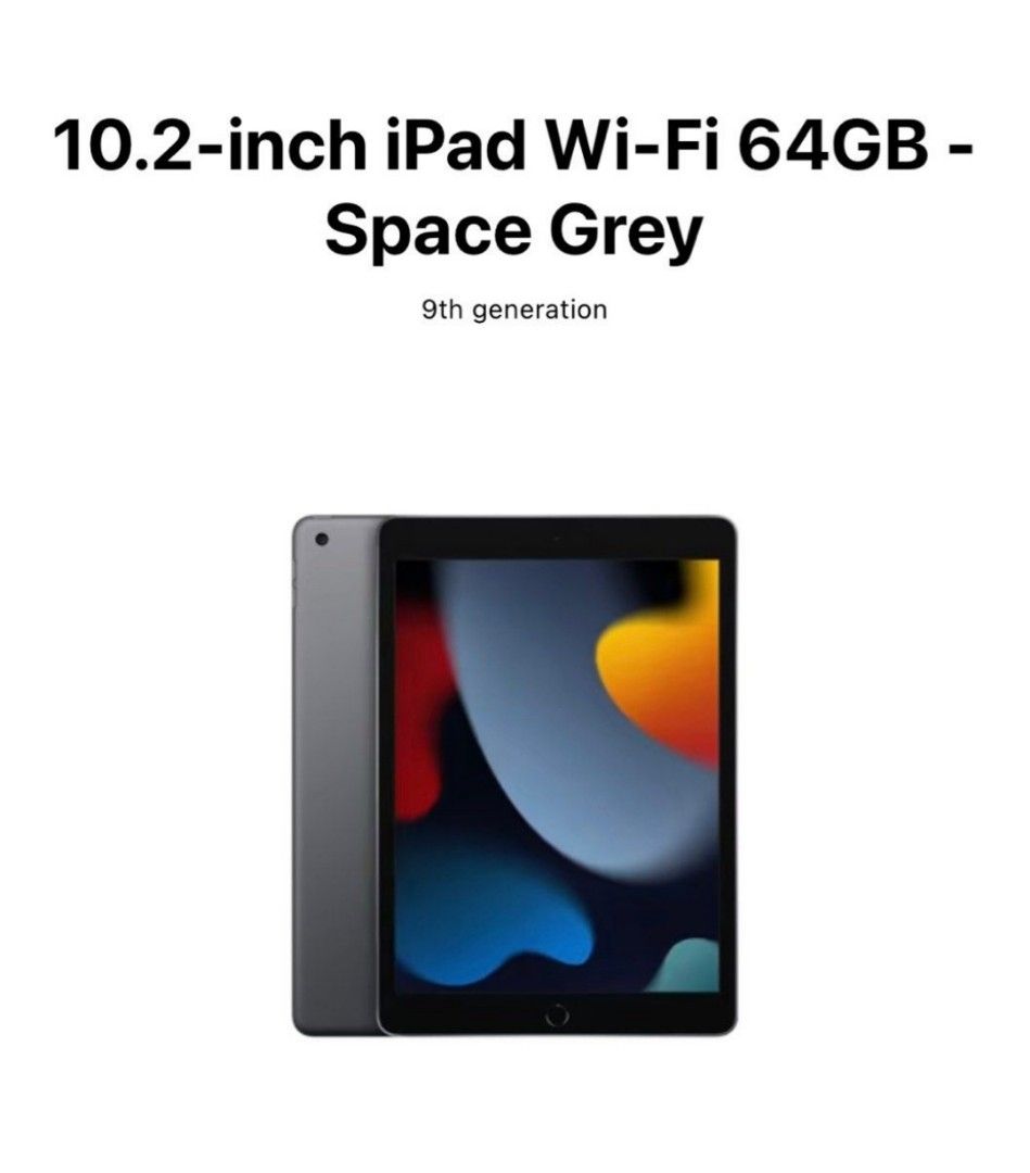 [SEALED] iPad 9th Gen 64GB Wi-Fi, Mobile Phones & Gadgets, Tablets ...