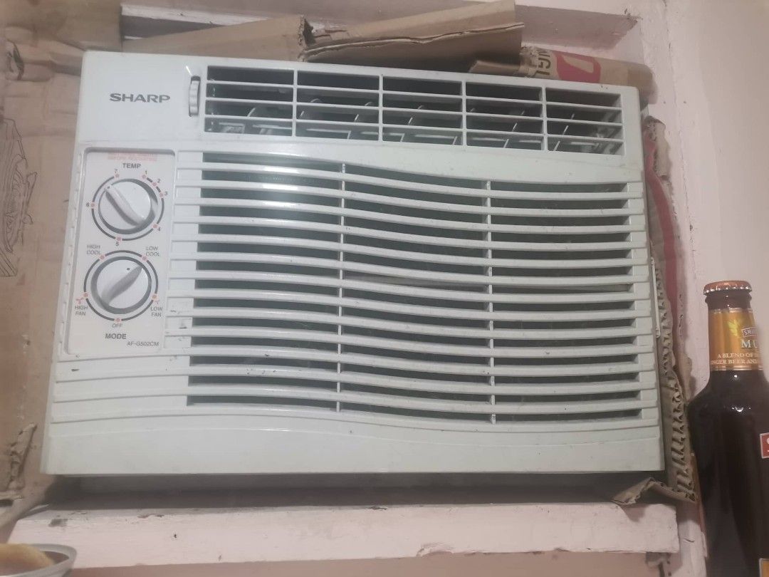SHARP 5.HP WINDOW TYPE, TV & Home Appliances, Air Conditioning and ...