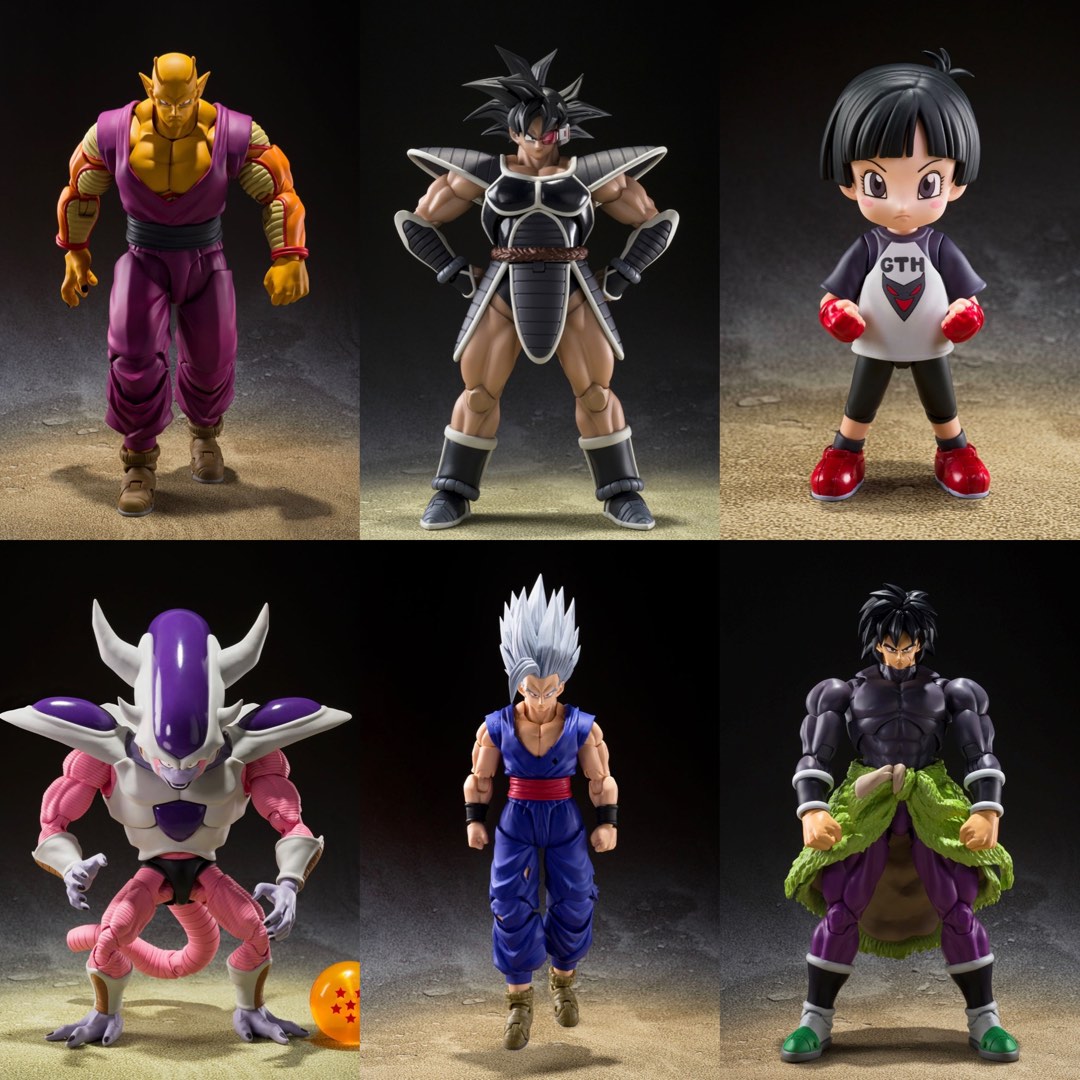SHF Orange Piccolo, SHF S.H.Figuarts Pan, SHF Son Gohan Beast, SHF Tulece, SHF Frieza Third Form ...