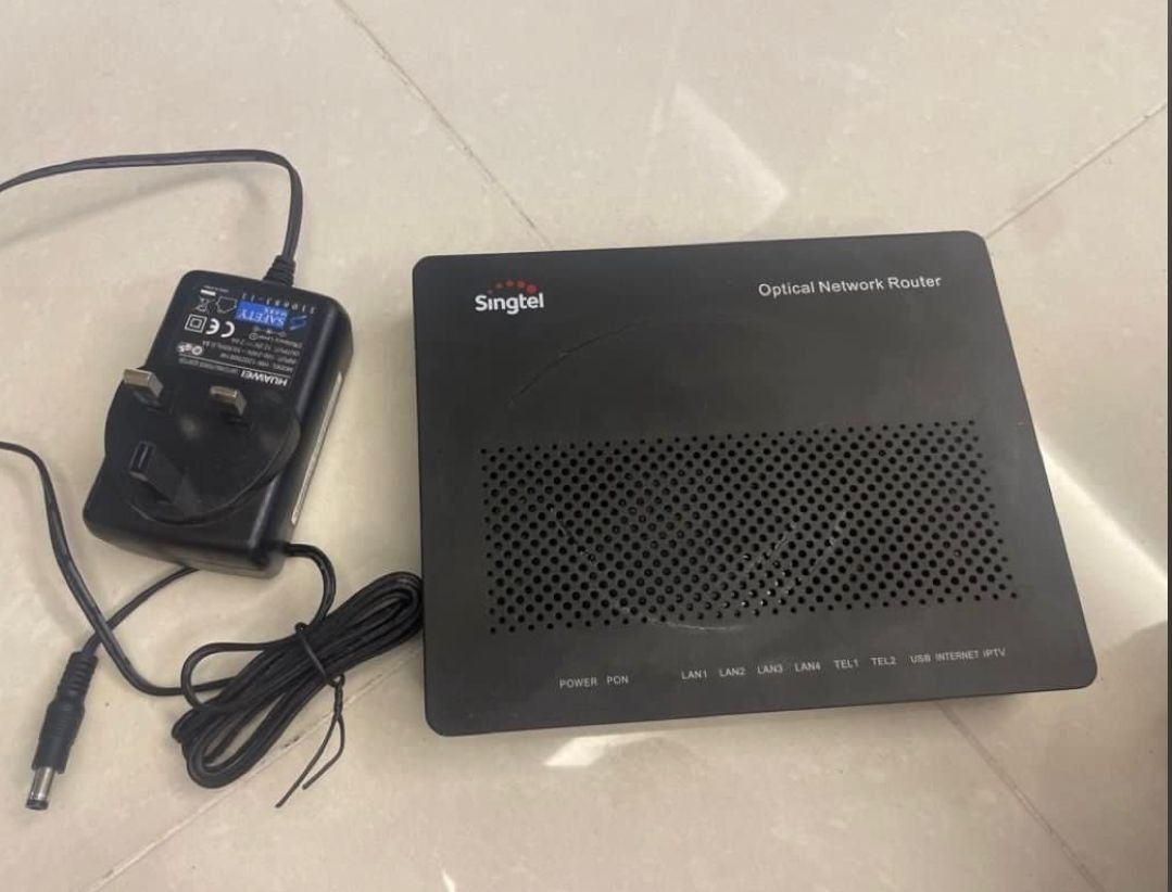 Singtel Router, Computers & Tech, Parts & Accessories, Networking on ...