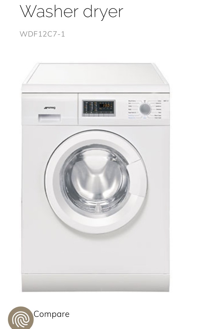 SMEG Washing Machine and Dryer, TV & Home Appliances, Washing Machines ...