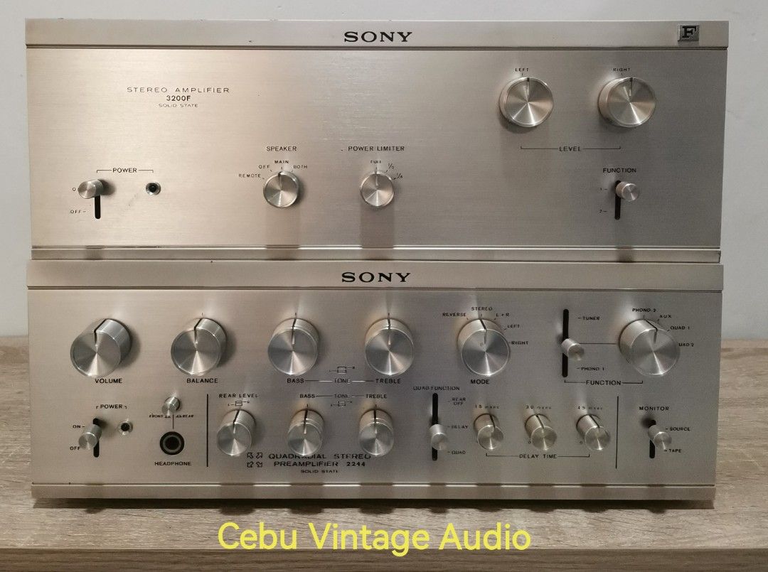 SONY QUADRADIAL STEREO PREAMPLIFIER ( circa 1971), Audio, Soundbars ...