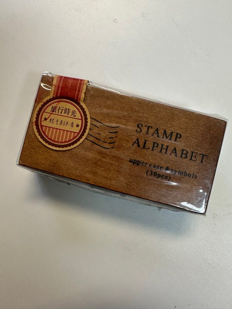 Stamp Alphabet Ink Chop, Hobbies & Toys, Stationery & Craft, Craft ...