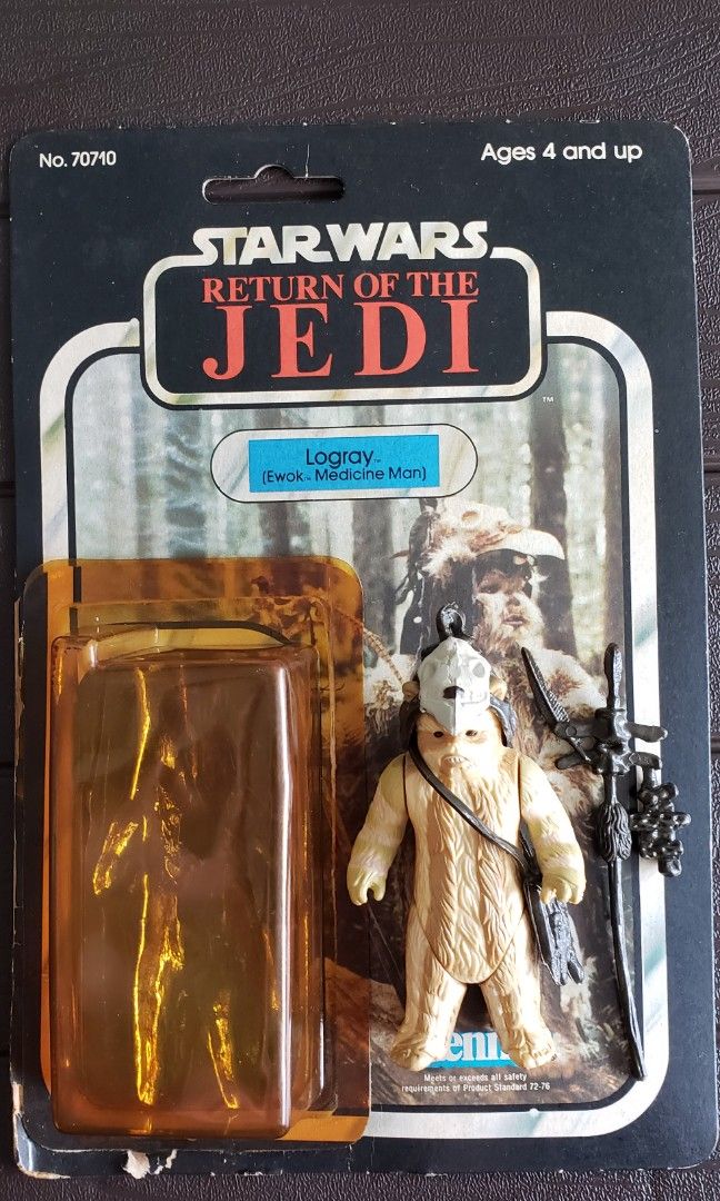 Star Wars 1983 Return of The Jedi Logray (Ewok Medicine Man) on Carousell
