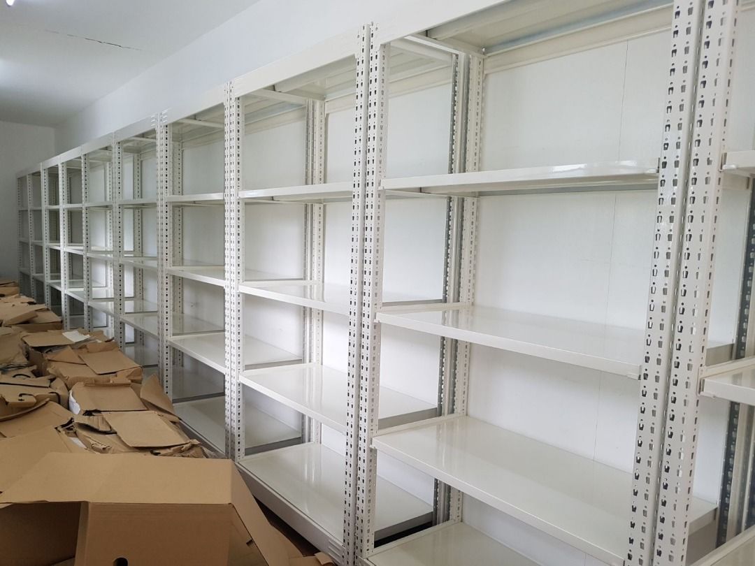 steel shelves matal rack standee, Furniture & Home Living, Furniture ...
