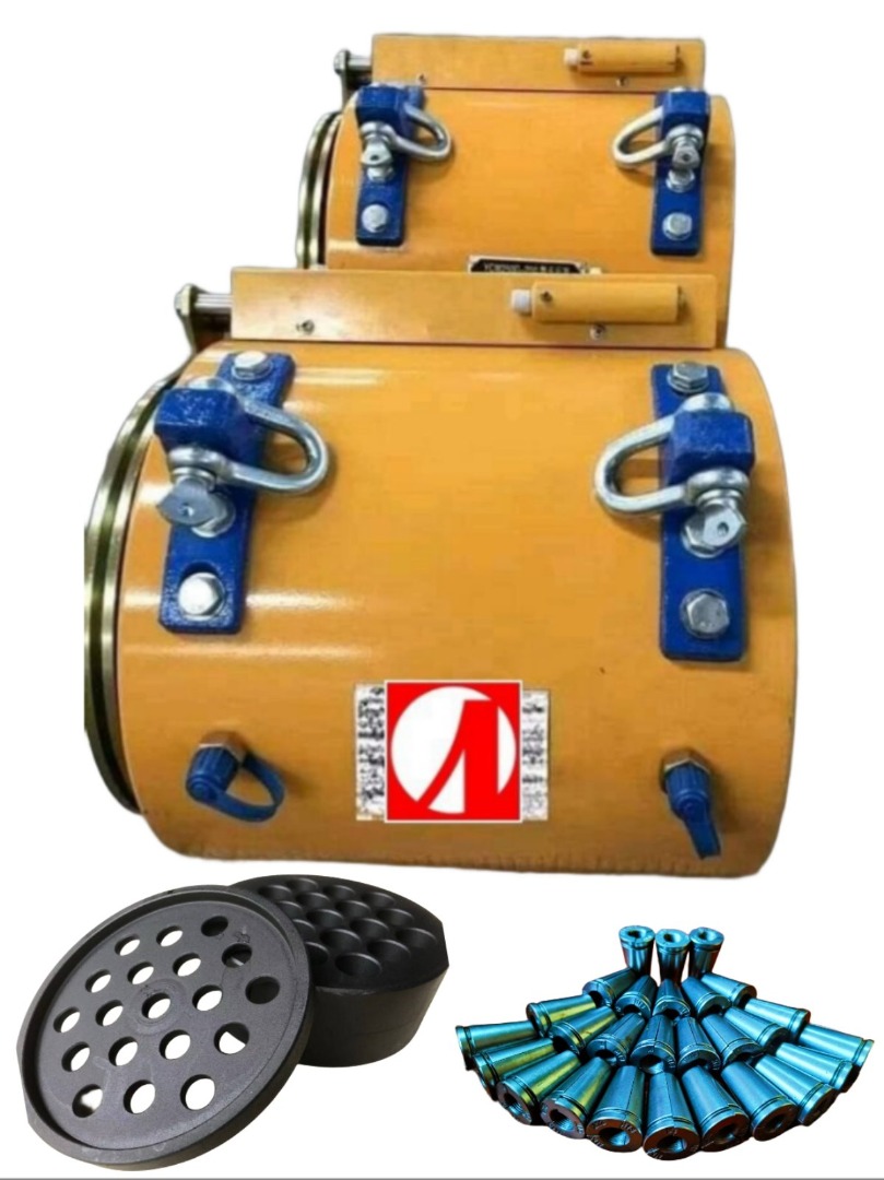 STRESSING JACK WITH TOOL ANCHORAGE SET PRESTRESSED MACHINE POST ...