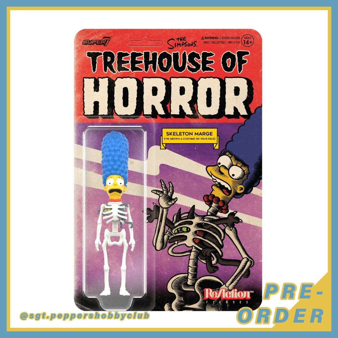 Super 7 The Simpsons ReAction Figures Wave 3 - Treehouse of Horror Grim ...