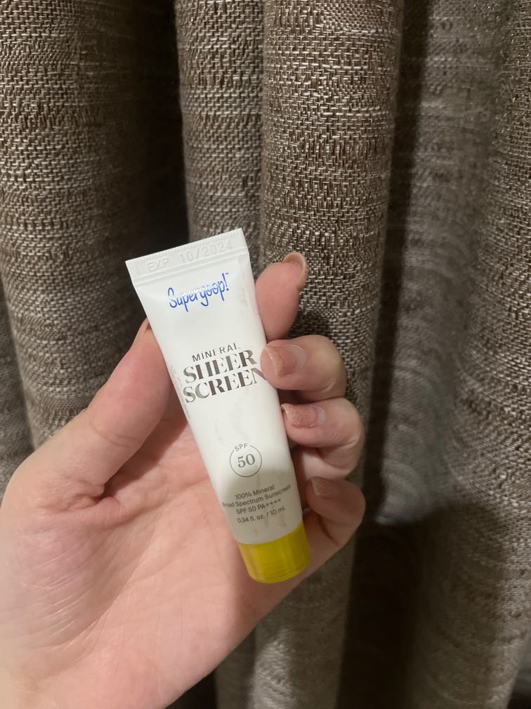 SUPERGOOP MINERAL SHEER SCREEN spf50, Kesehatan & Kecantikan, Rias ...
