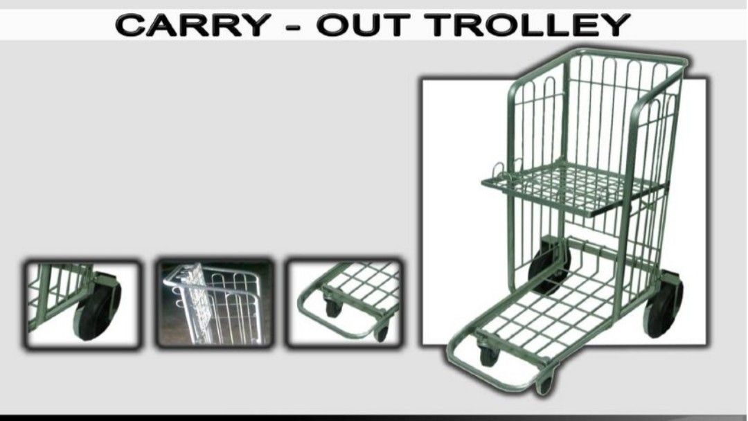 Supermarket Grocery Mall Department Store Carry Out Trolley Cart Carts ...
