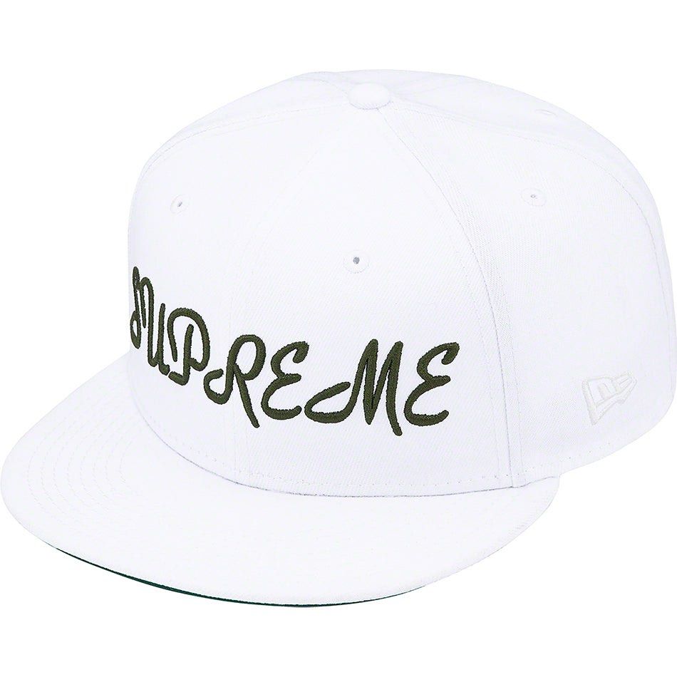 SUPREME SCRIPT NEW ERA CAP, Men's Fashion, Watches & Accessories, Caps ...