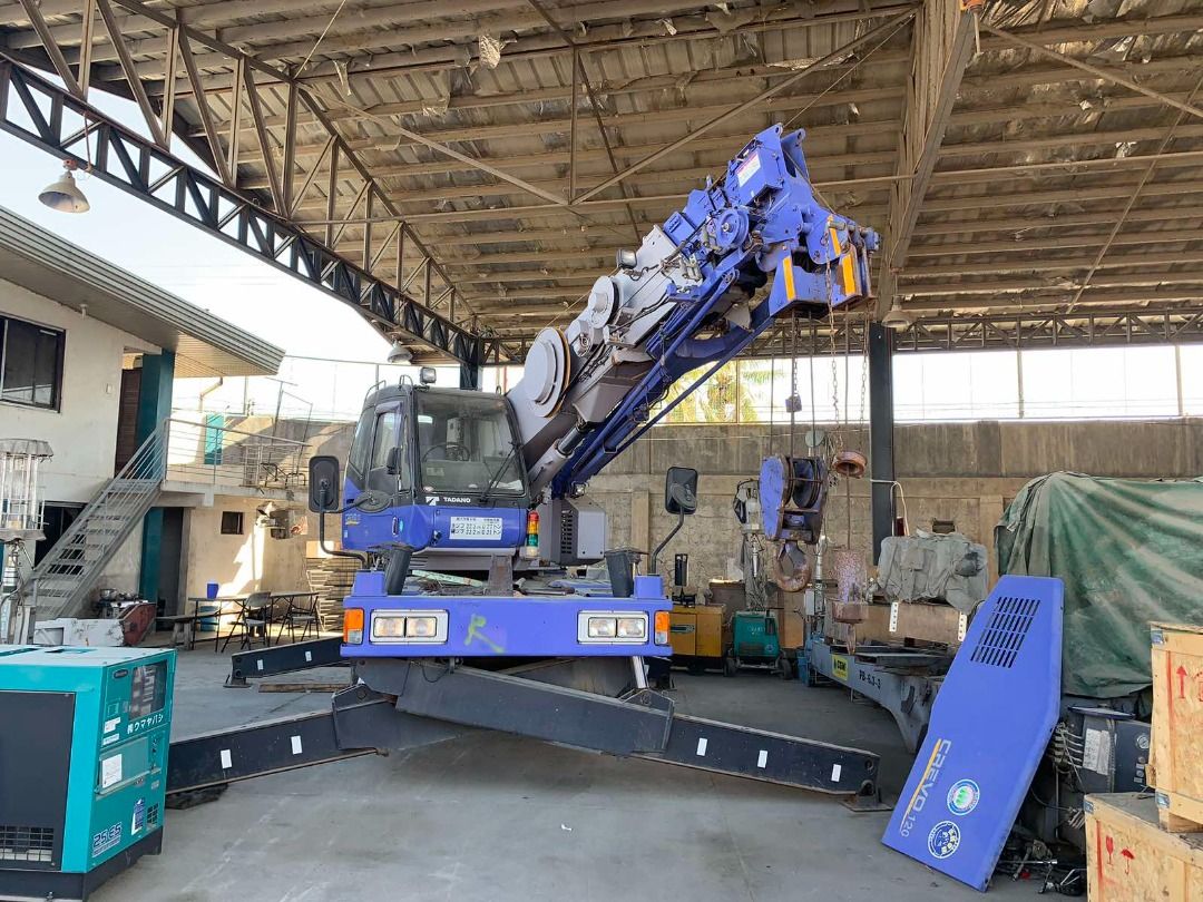 TADANO ROUGH TERRAIN CRANE WITH CREVO 120 MODEL , Commercial ...