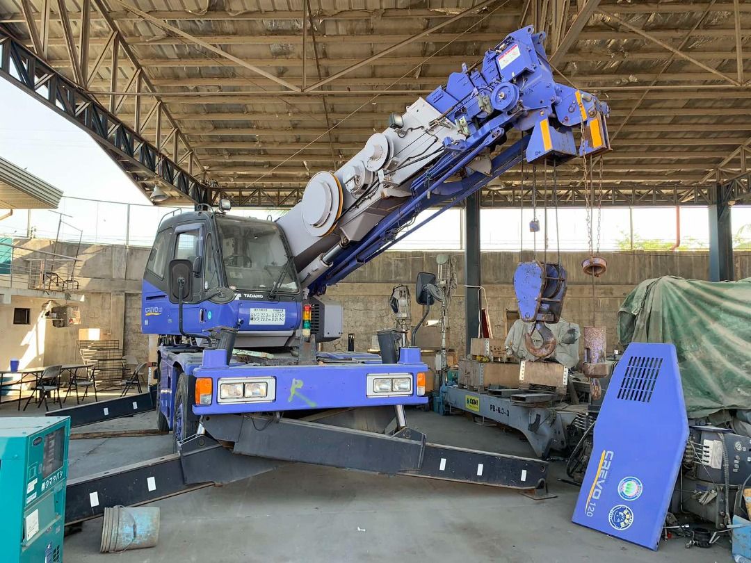 TADANO ROUGH TERRAIN CRANE WITH CREVO 120 MODEL , Commercial ...