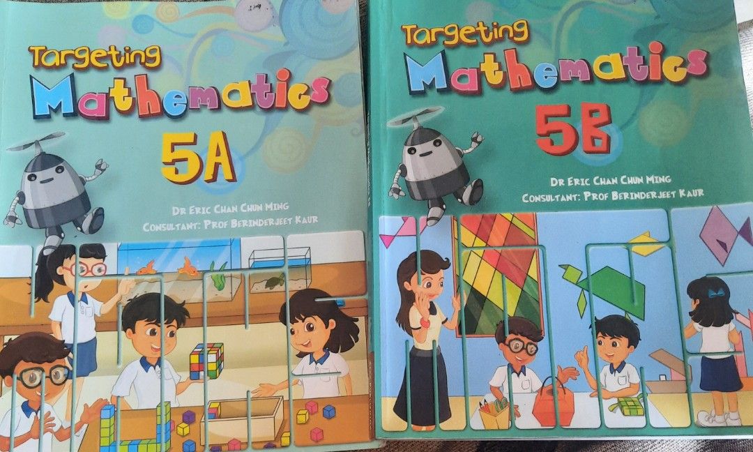 Targeting Mathematics Primary 5 ( Books 5A and 5B both), Hobbies & Toys ...