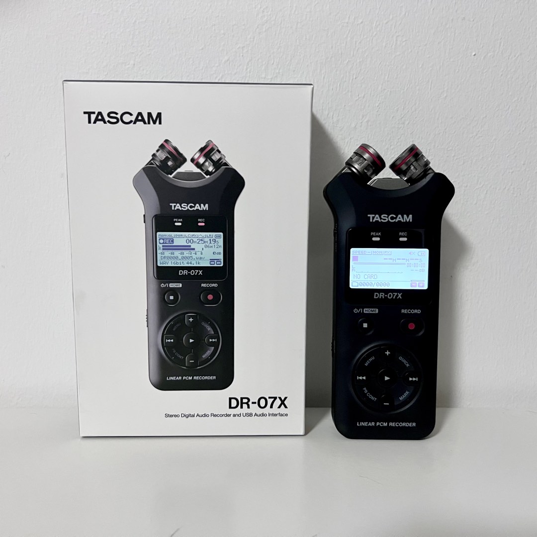 TASCAM DR-07X Stereo Linear PCM Recorder with USB Audio Interface Handy ...