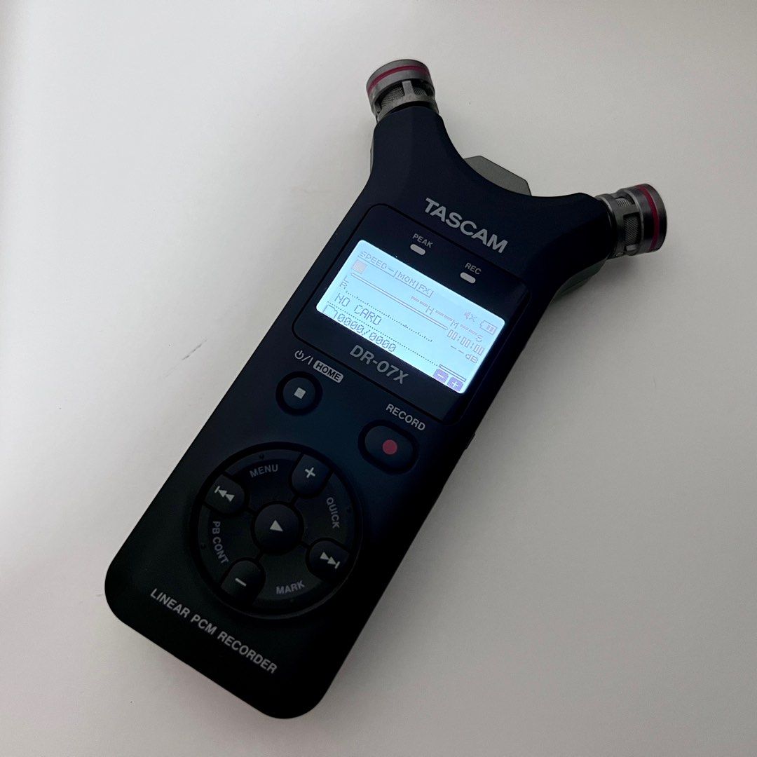 TASCAM DR-07X Stereo Linear PCM Recorder with USB Audio Interface Handy Recorder USB Microphone ...