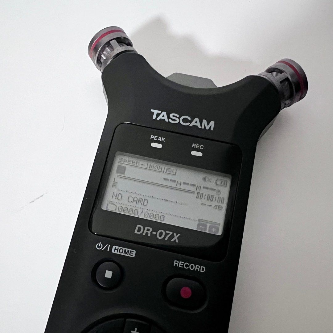 TASCAM DR-07X Stereo Linear PCM Recorder with USB Audio Interface Handy Recorder USB Microphone ...