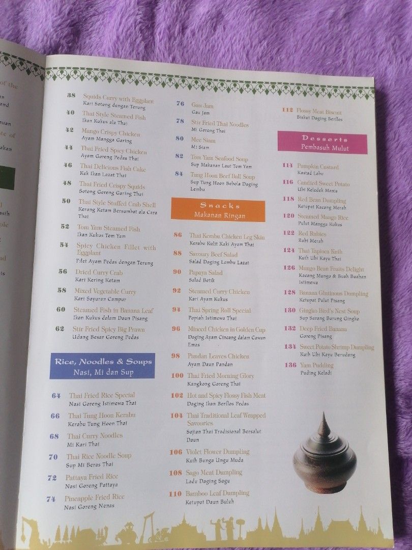 Cookbook : Tasty thai cuisine sajian lazat thai the best of patsie ...