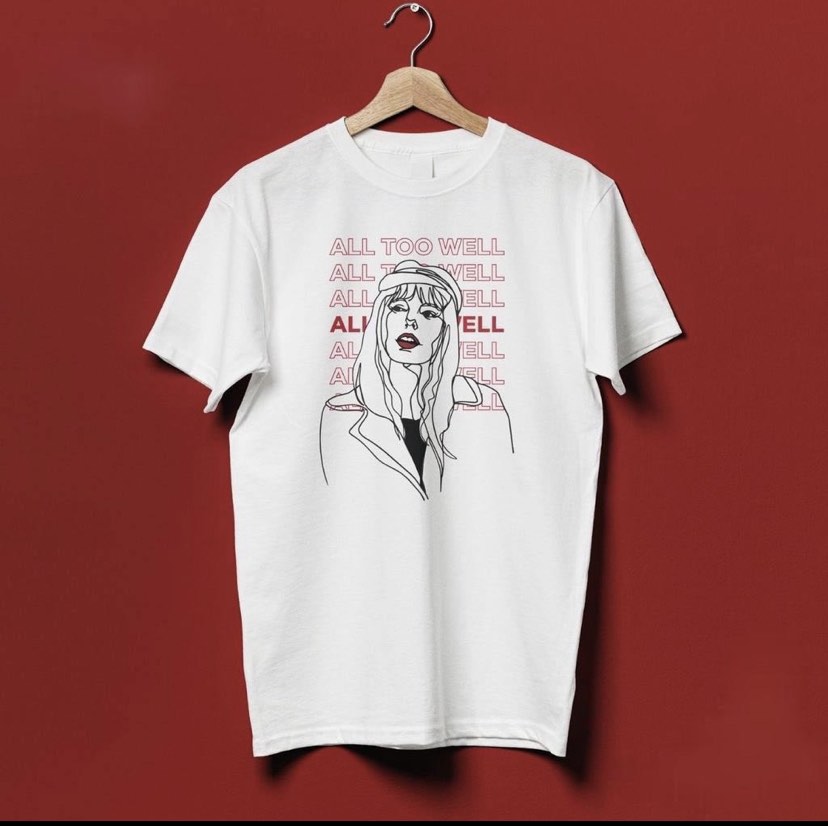 Taylor Swift ALL TOO WELL T-Shirt (Fan Made), Hobbies & Toys ...