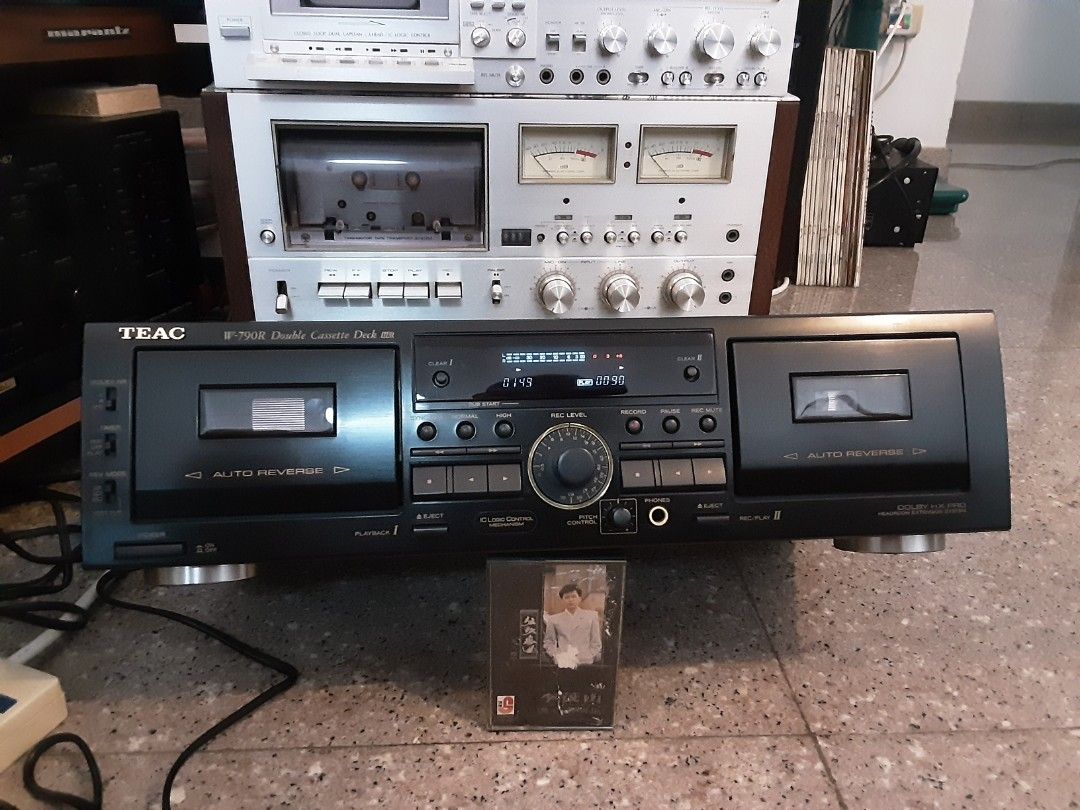 TEAC cassette deck W-790R, Audio, Other Audio Equipment on Carousell