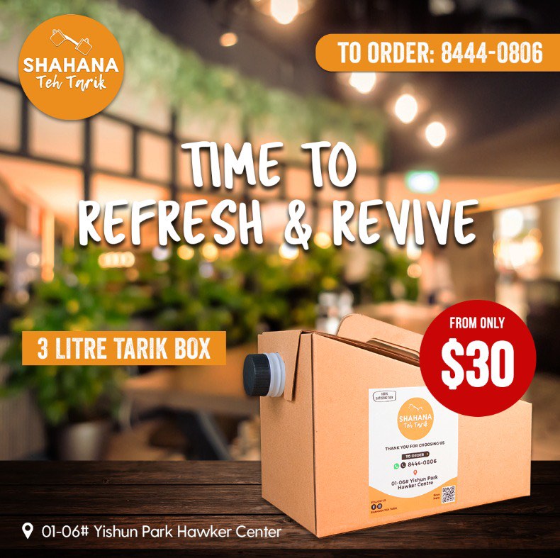 TEH TARIK BOX, Food & Drinks, Beverages on Carousell
