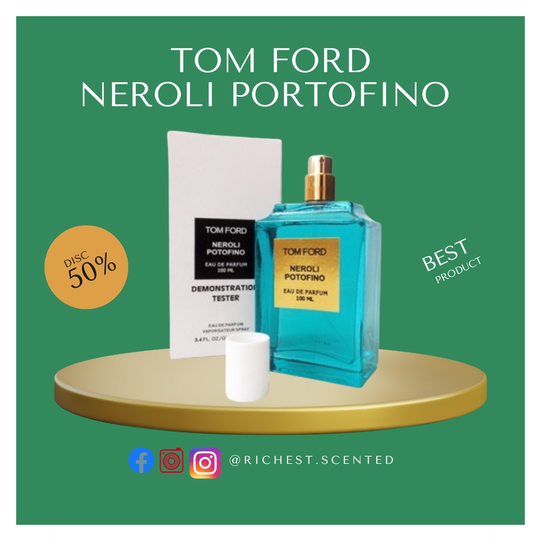 Tom Ford Neroli Portofino Original Tester Perfume Womens Fashion