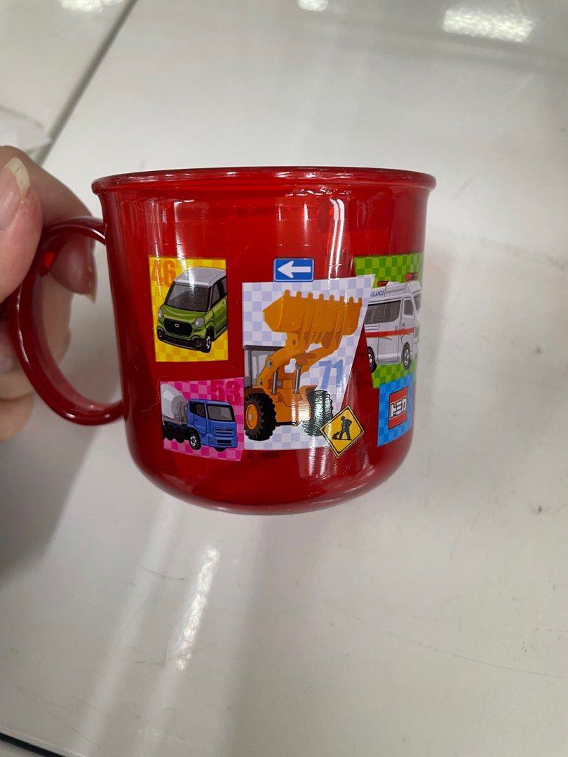 Tomica cup Free sticker 210ml, Babies & Kids, Nursing & Feeding ...
