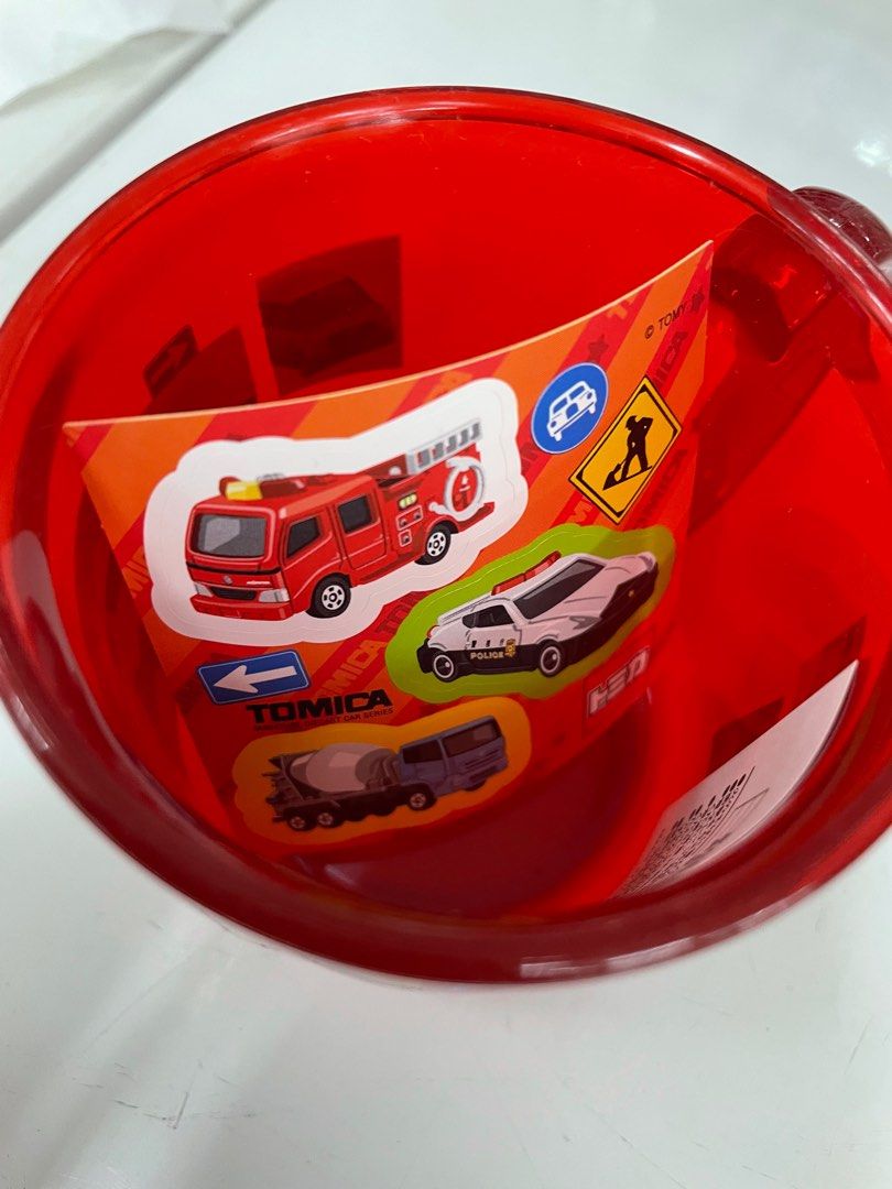 Tomica cup Free sticker 210ml, Babies & Kids, Nursing & Feeding ...