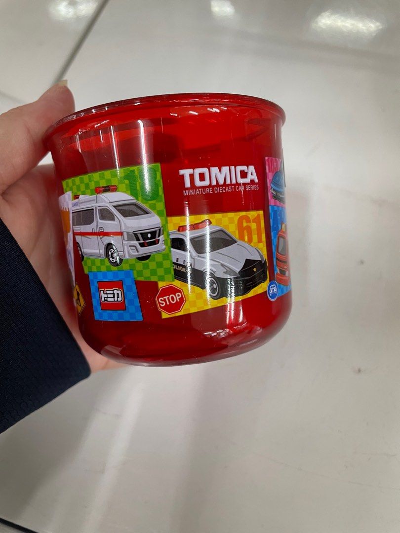Tomica cup Free sticker 210ml, Babies & Kids, Nursing & Feeding ...