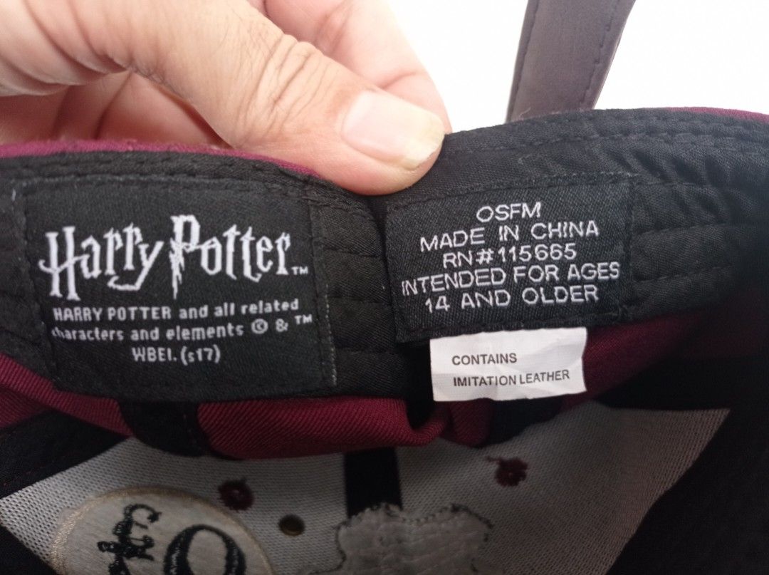 Topi Strap HARRY POTTER Hogwarts Express Strap Cap, Fesyen Pria ...