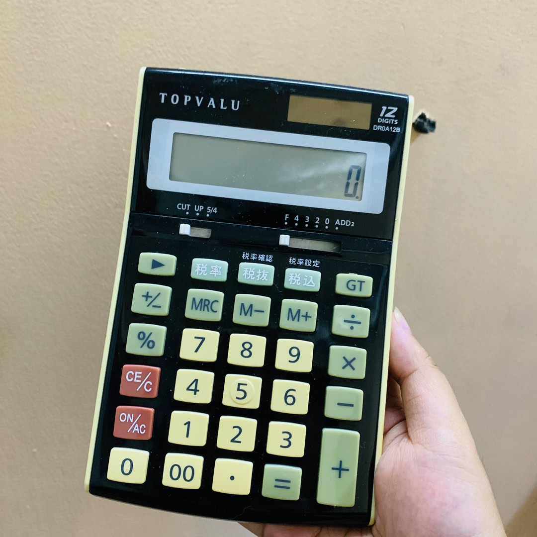 Topvalu calculator working on Carousell