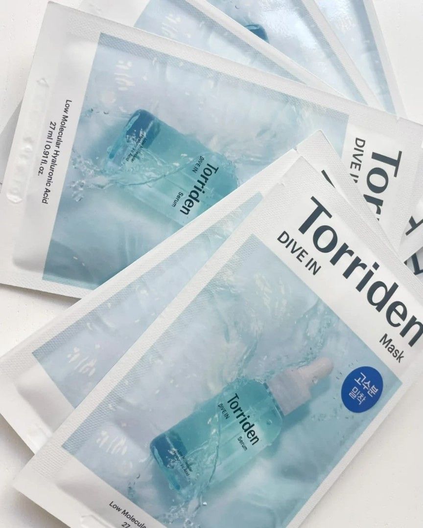 Torriden dive in mask toner serum soothing cream, Beauty & Personal ...