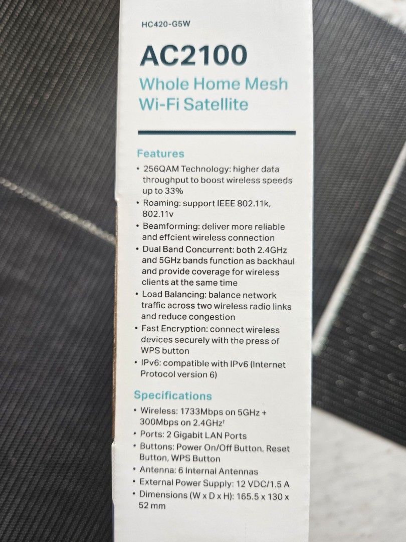 TP Link AC2100 Mesh / Router, Computers & Tech, Parts & Accessories ...