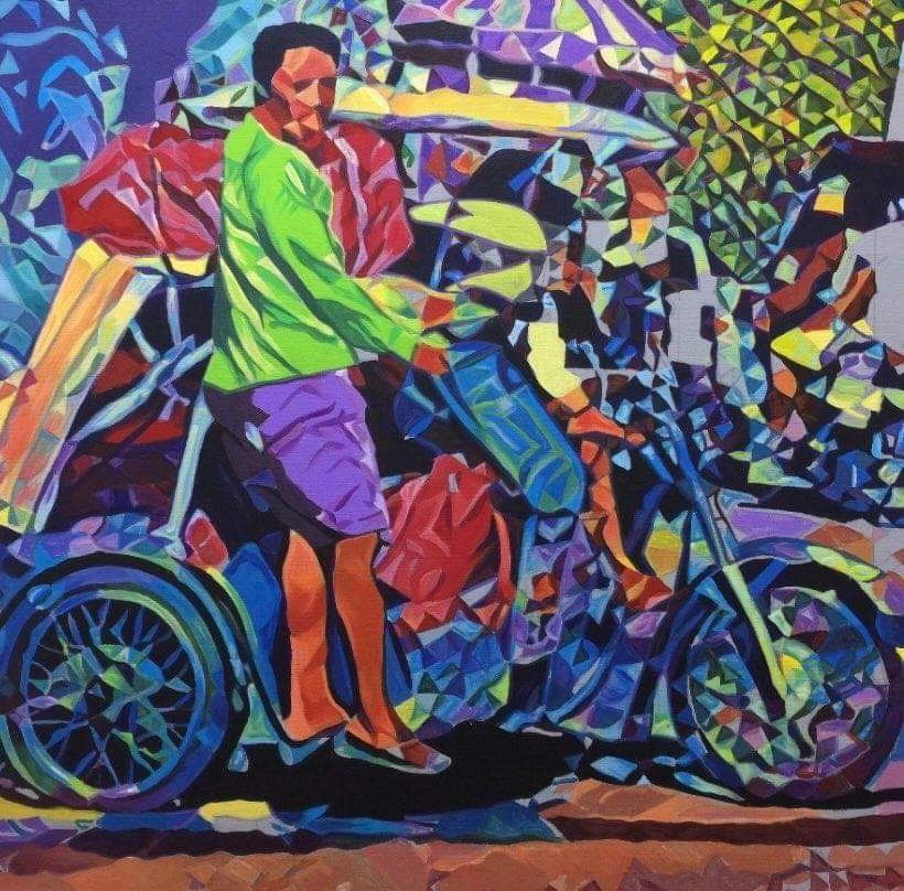 Tricycle Driver - Juno Galang, Hobbies & Toys, Stationary & Craft, Art ...