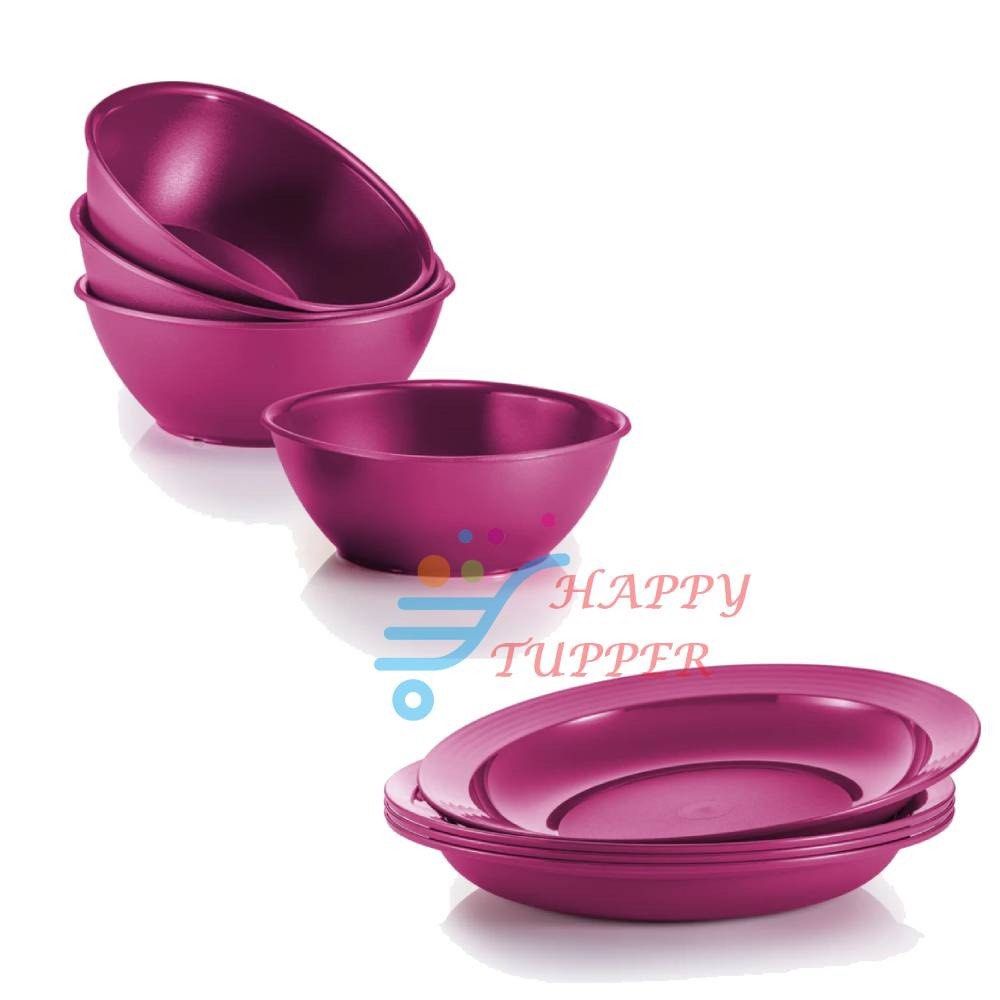 Tupperware Gourmet Plates / Tupperware Gourmet Bowl, Furniture & Home ...