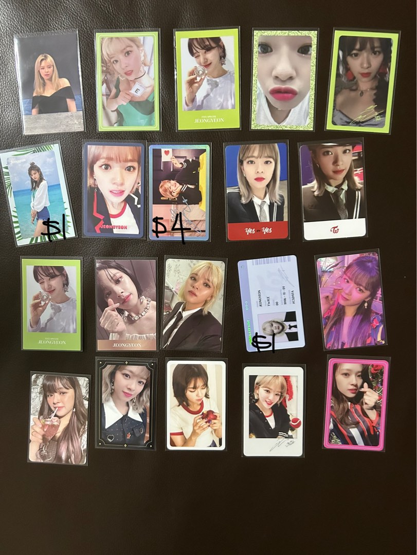 twice jeongyeon photocards pcs, Hobbies & Toys, Memorabilia ...