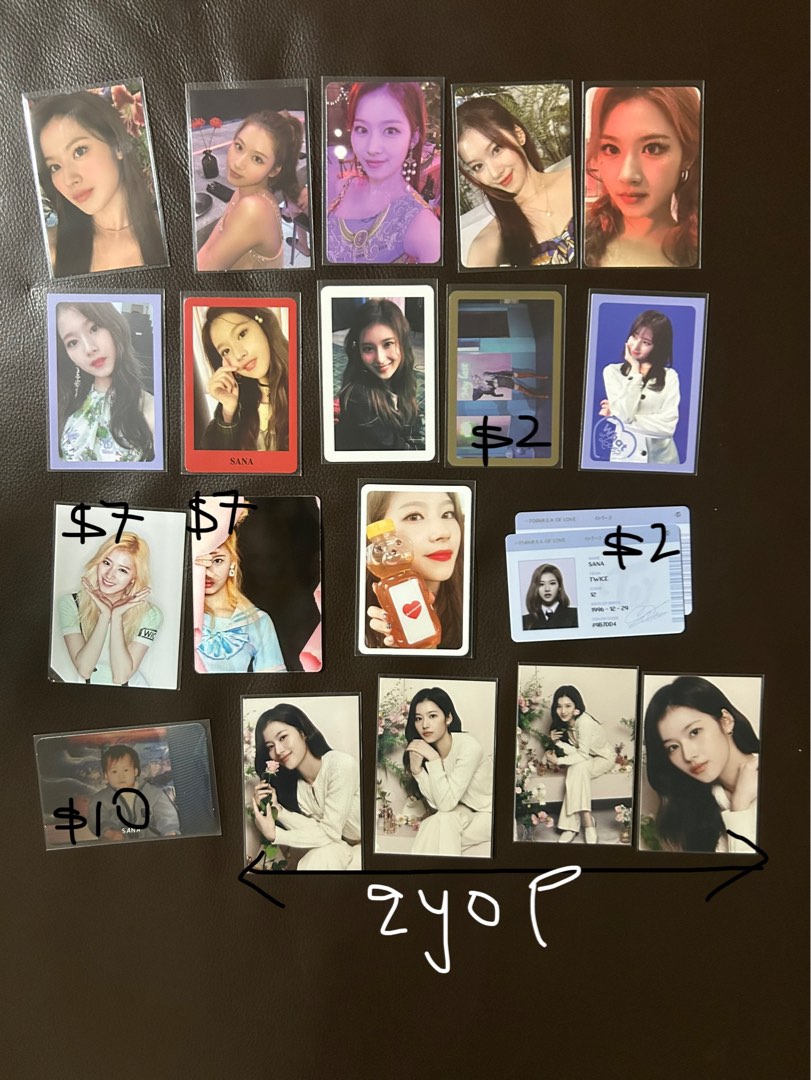 twice sana photocards pcs, Hobbies & Toys, Memorabilia & Collectibles ...
