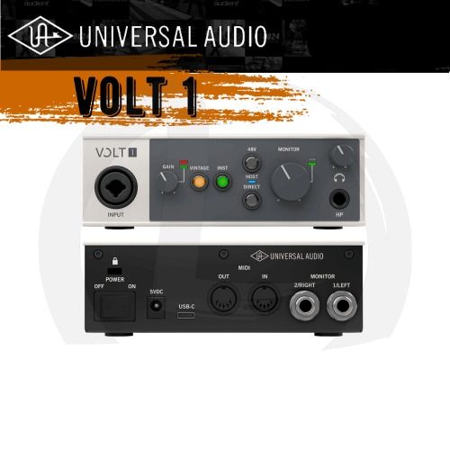 Universal Audio Volt 1 USB-C Audio Interface ( VOLT1 / VOLT-1 ...