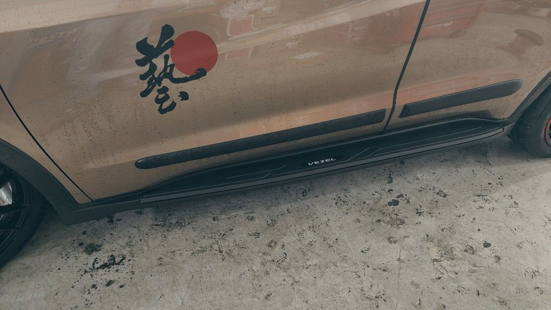 Universal side diffuser carbon fibre with 3M high reflective tape(RED ...