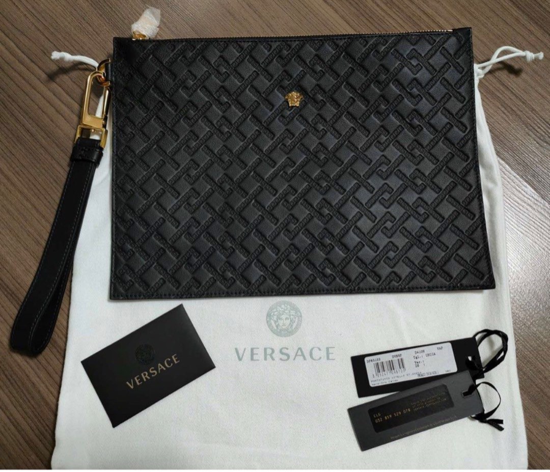 Versace pouches, Women's Fashion, Bags & Wallets, Purses & Pouches on ...